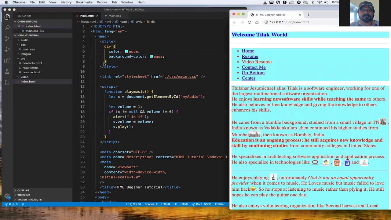 Csshtml Tutorial In Tamil 7 Youtube