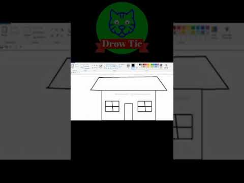 Home 🏠 Drowing In Computer Software MS Paint || Art #drowing #shorts ...
