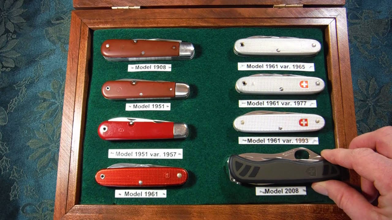 Swiss Army Soldier Knives overview - YouTube
