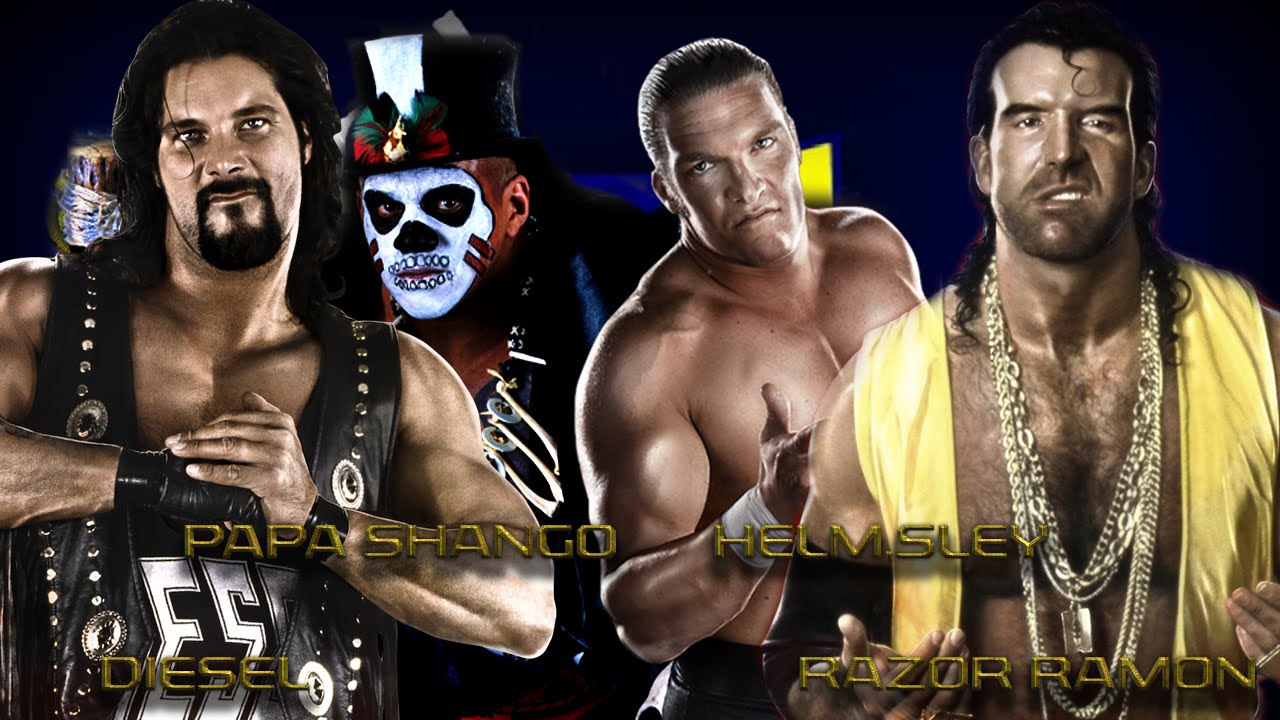 WWF 'New Generation' Matches - Diesel vs Papa Shango vs Hunter Hearst ...