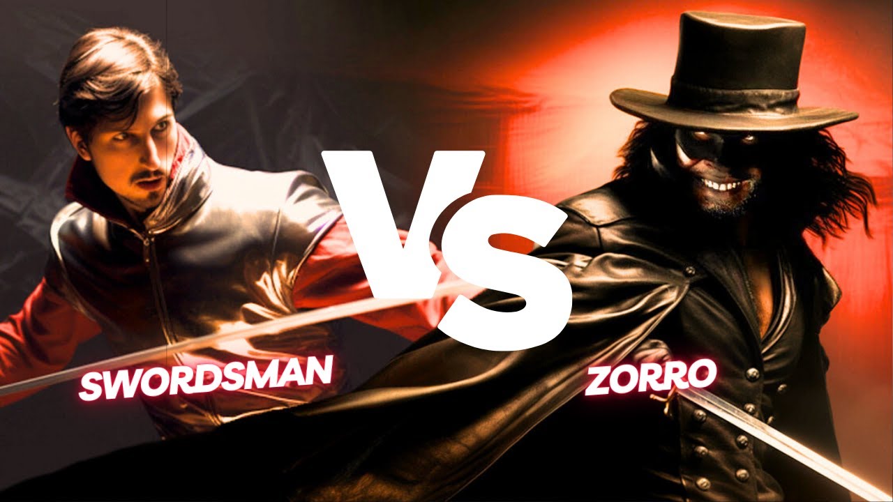 FENCING FIGHT - Zorro VS Swordsman - YouTube