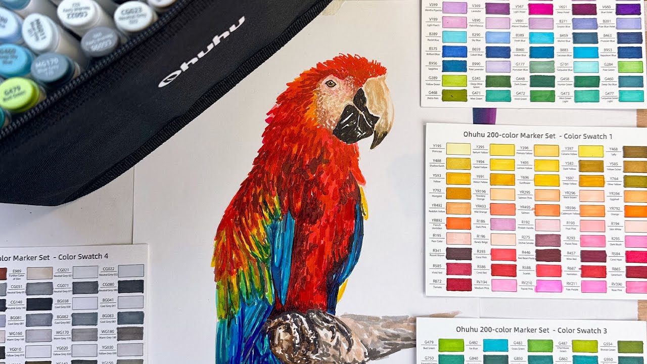 THE BEST BUDGET ALCOHOL MARKERS Testing Ohuhu Cheap Dual Tip Markers ...