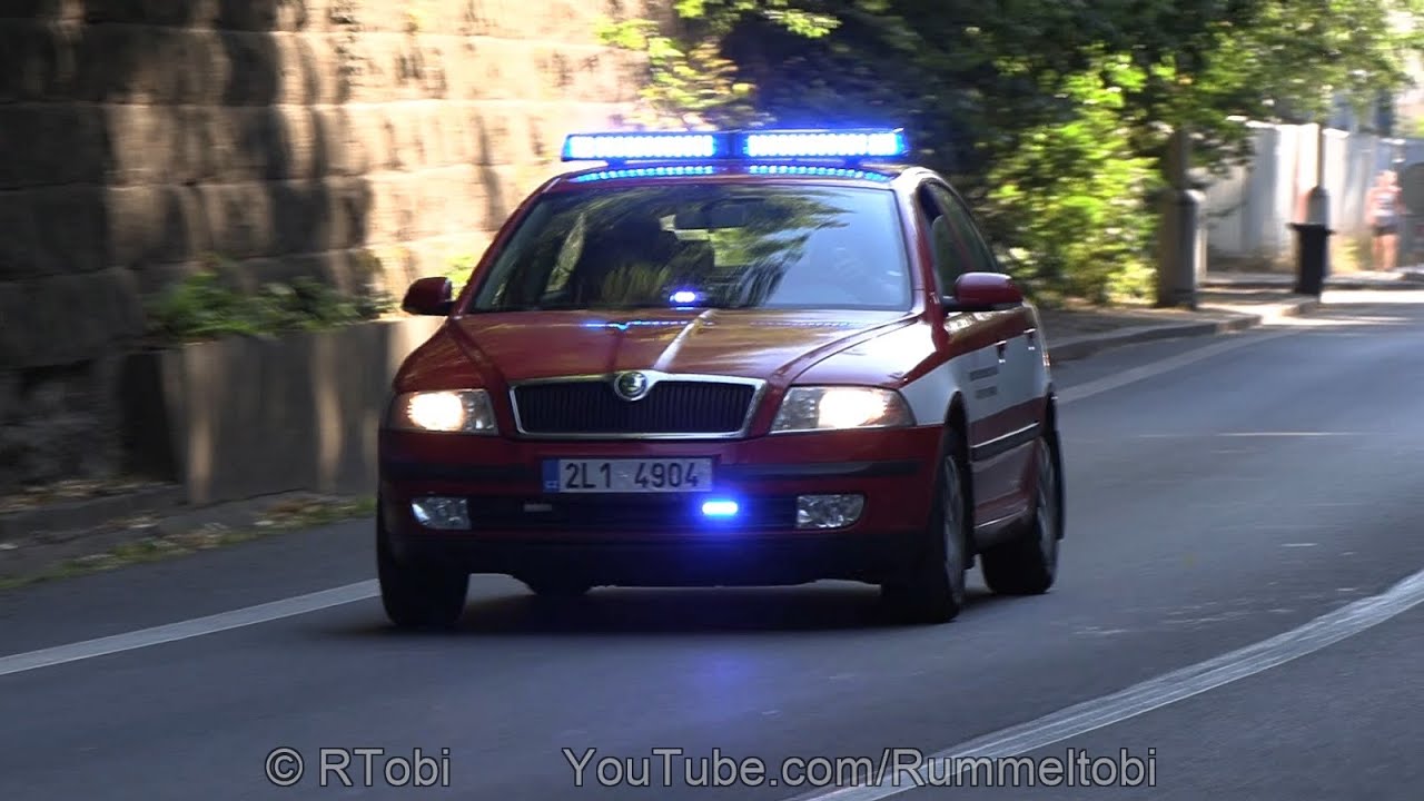 Nové Město pod Smrkem Volunteer Fire Department Skoda Octavia Car ...