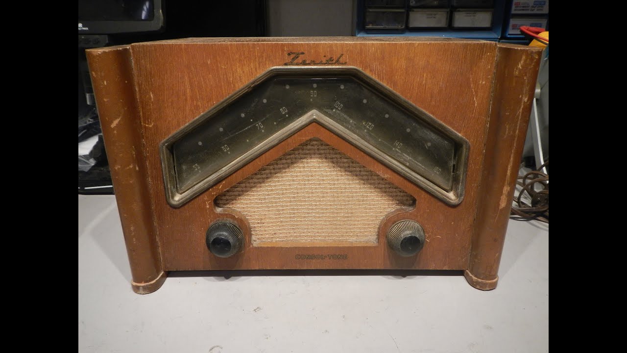 Zenith 6D029 Boomerang Radio Repair - YouTube