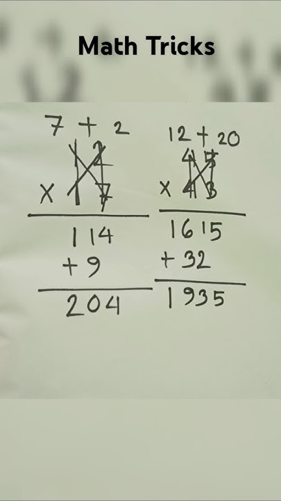 Math Tricks ️ #mathstricks #maths #mathematics #multiply_short_trick - YouTube
