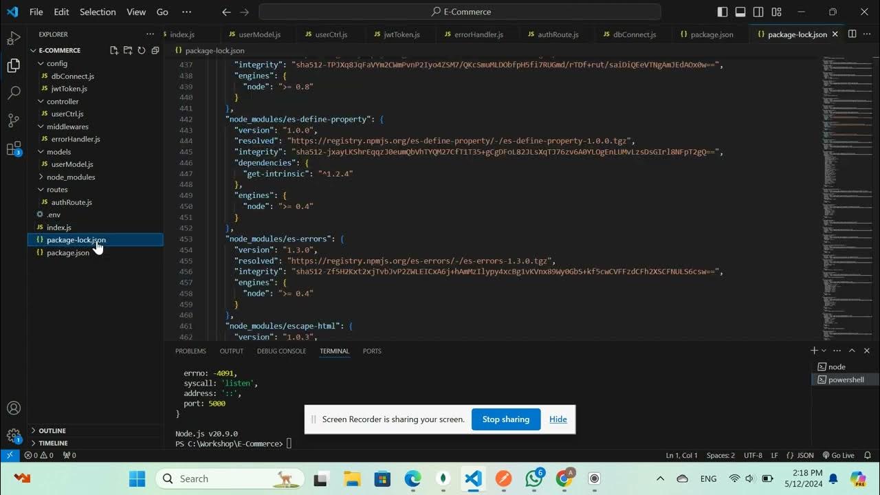 Membuat E-Commerce dengan Node.js dan MongoDB (Part 1) - YouTube