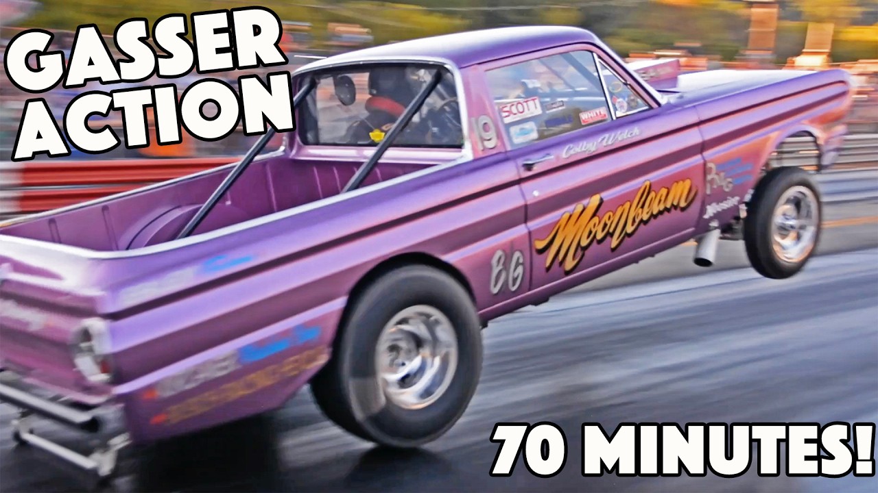 WILD GASSER ACTION - Intense Vintage Drag Racing Compilation Video ...