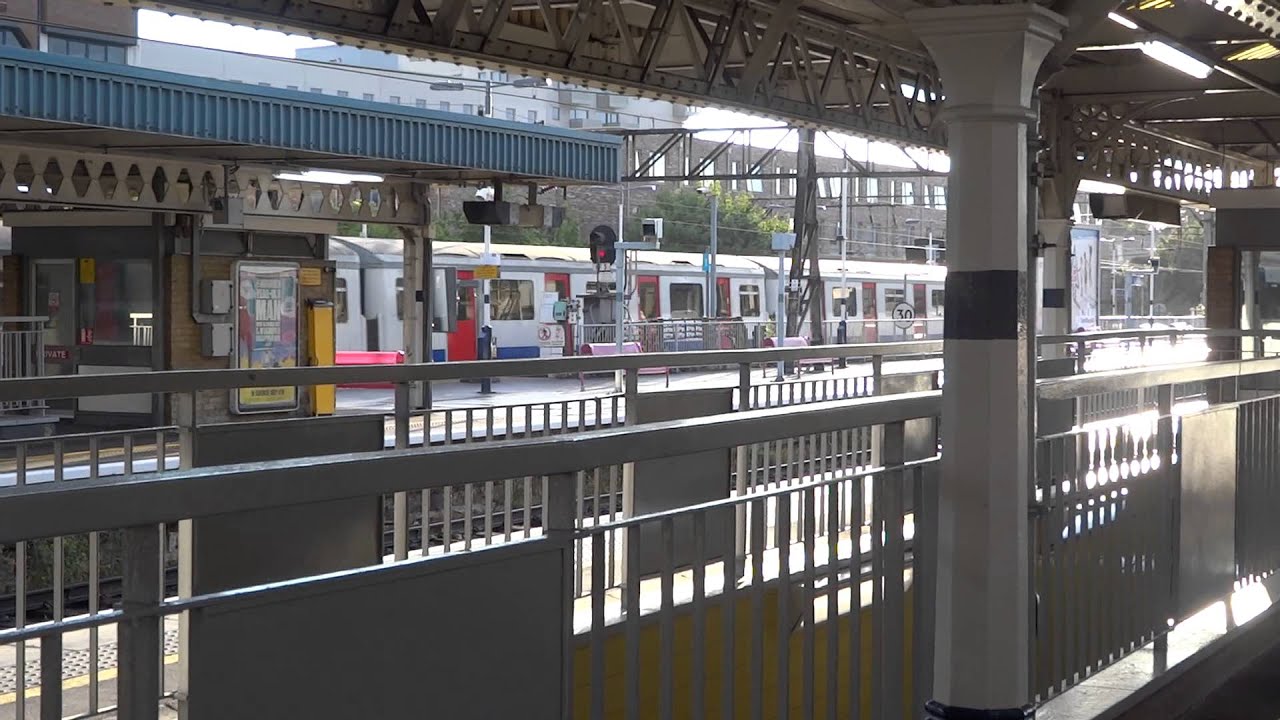 Classic District Line: D78 Stock train departing Barking - YouTube