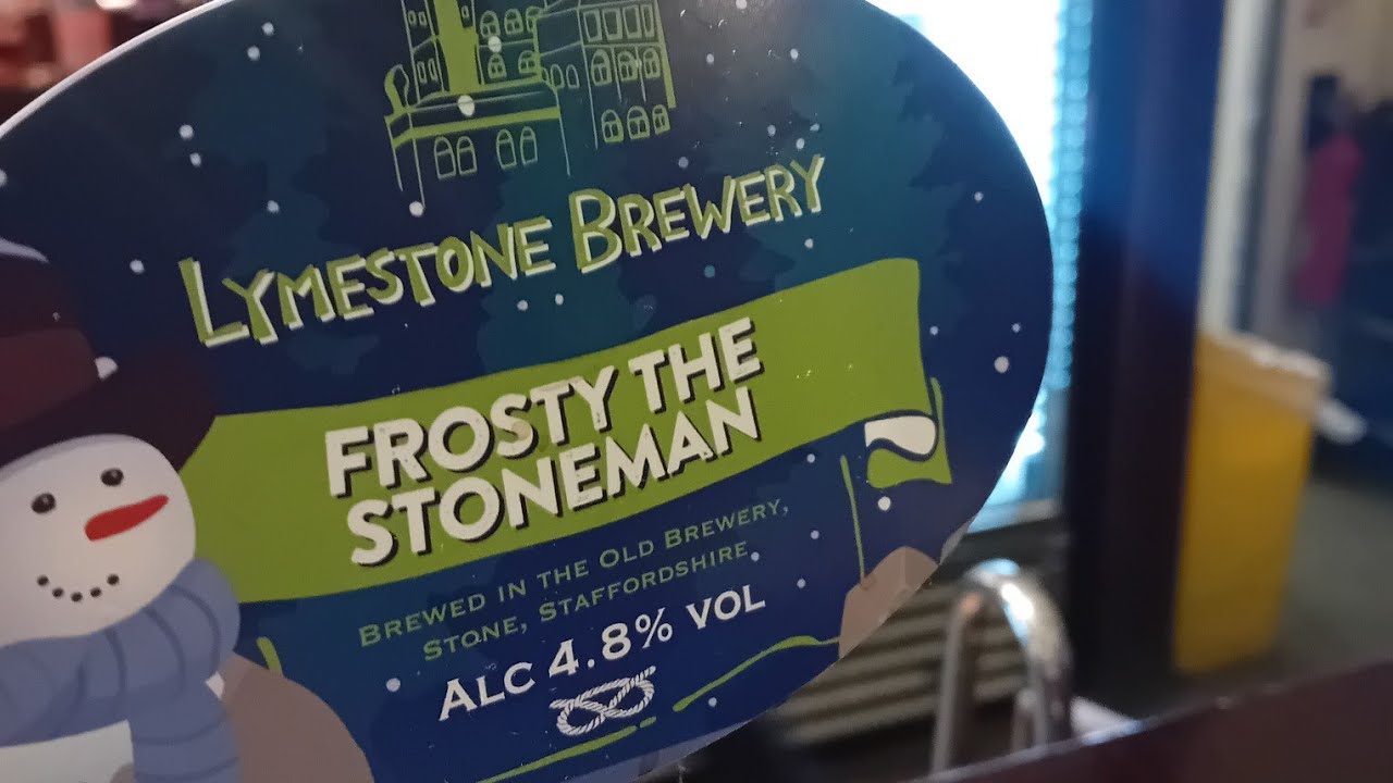 Lymestone Brewery - Frosty The Stoneman - Beer Review - YouTube