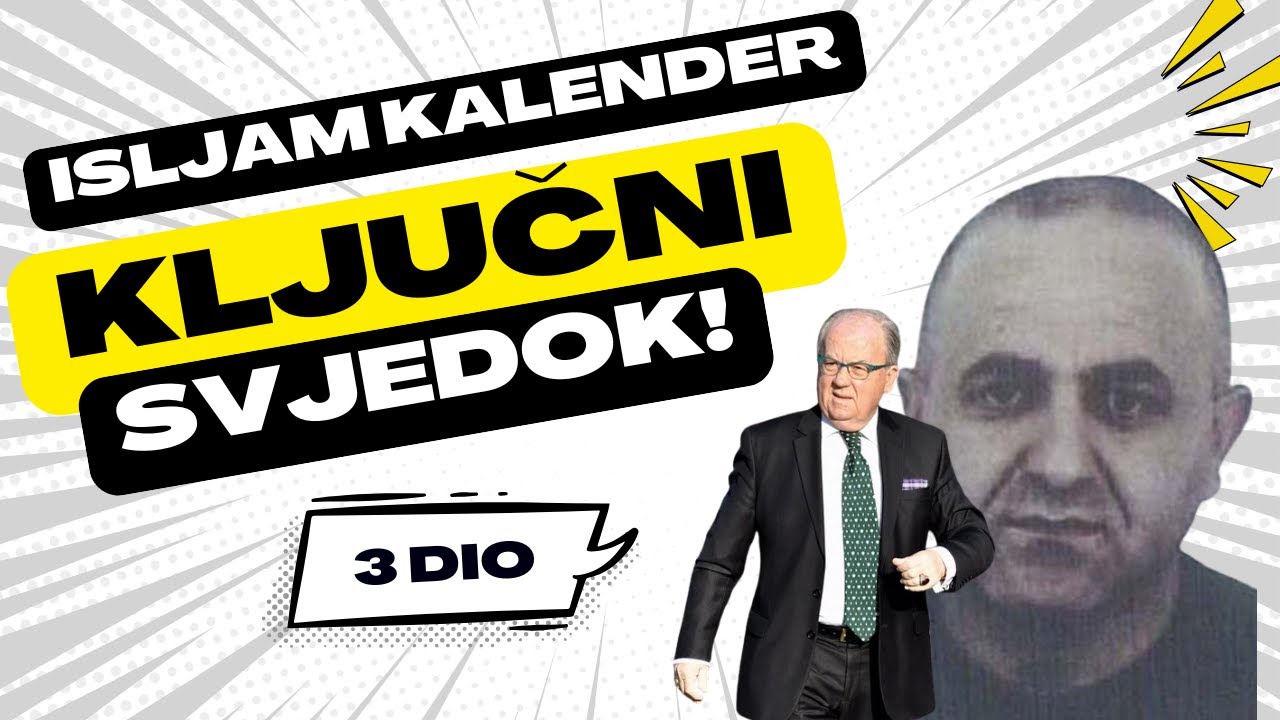 Suđenje Zijad Turković svjedok pokajnik Isljam Kalender III DIO! NOVO ...