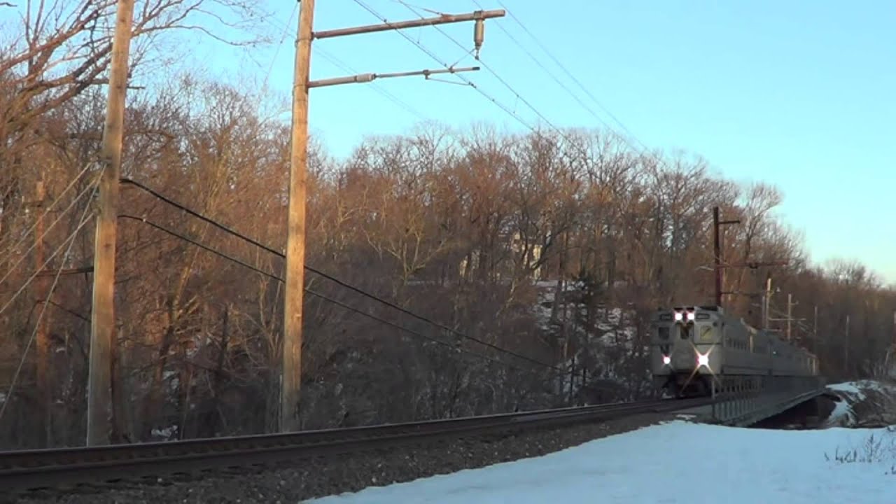 A Few NJ Transit Trains at M.P. 30.50 on NJTR's Gladstone Line - YouTube