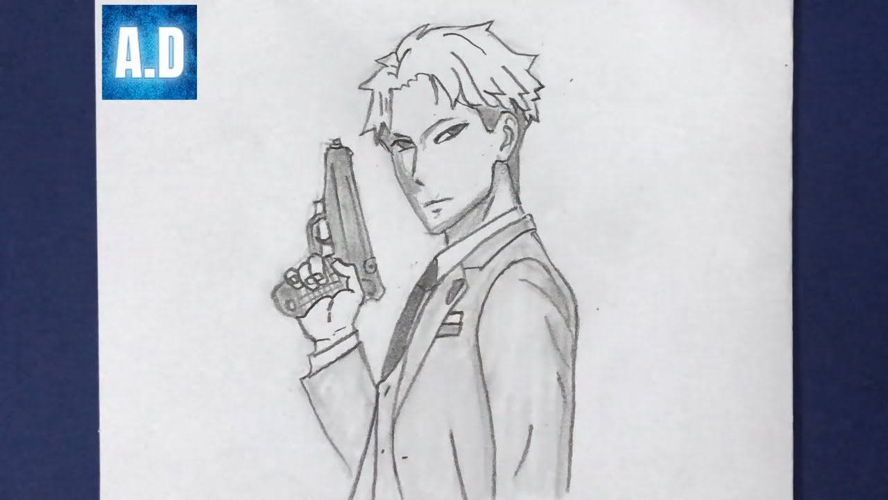 Simple & Easy Steps To Draw LOID (SPY X FAMILY) || Learn Easy Anime ...