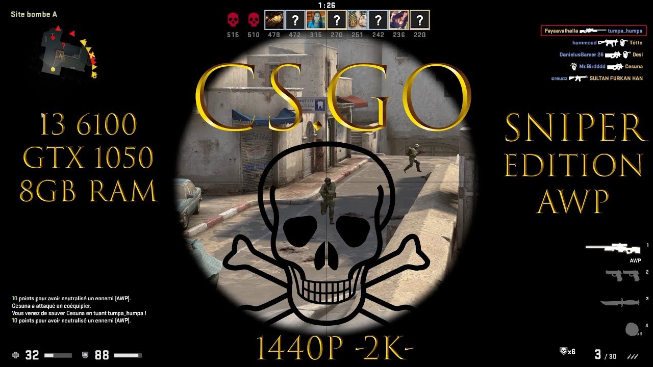 CS-GO Death Match Short Gameplay Sniper Edition - YouTube