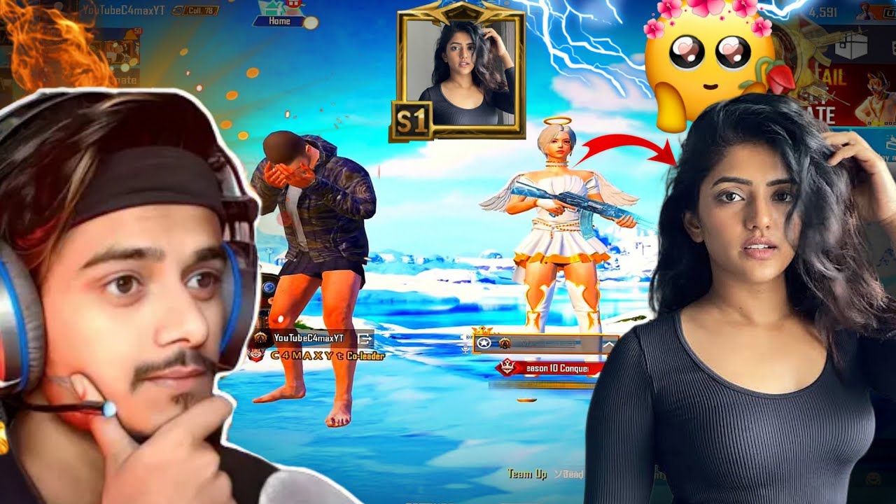 🔥C4 Max yt) Erangal noob prank in reaction for //Angel op 😱 - YouTube