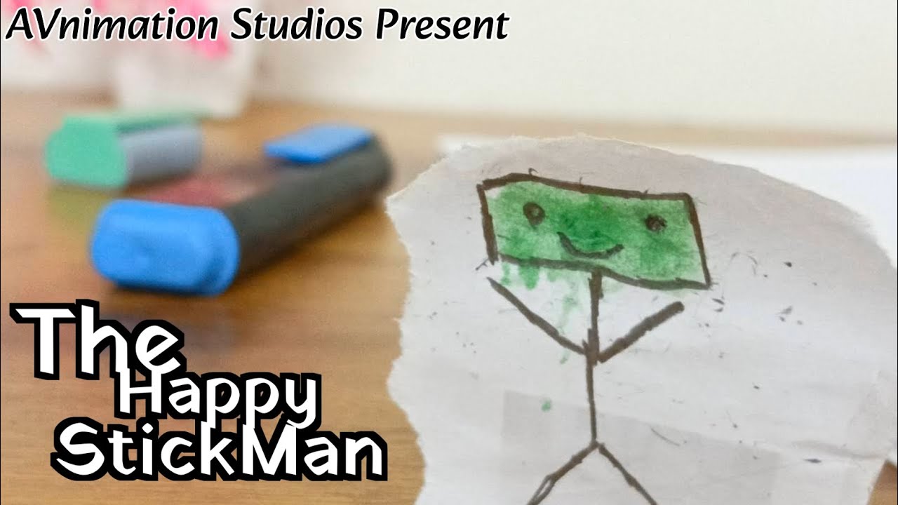 The Happy StickMan | Stop-Motion Animation Short Flim | AVnimation ...
