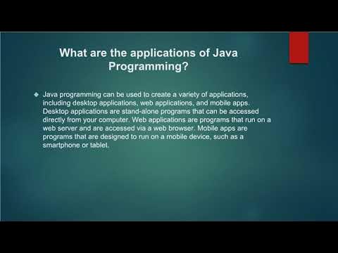 Important of Java Programing - YouTube