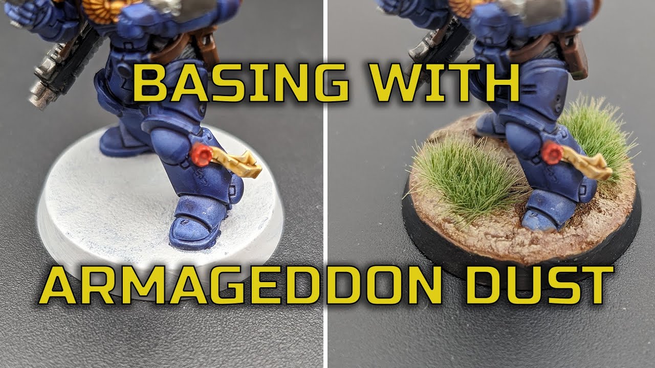 Armageddon Dust - Quick And Easy, Battle Ready Basing - #warhammer40k # ...