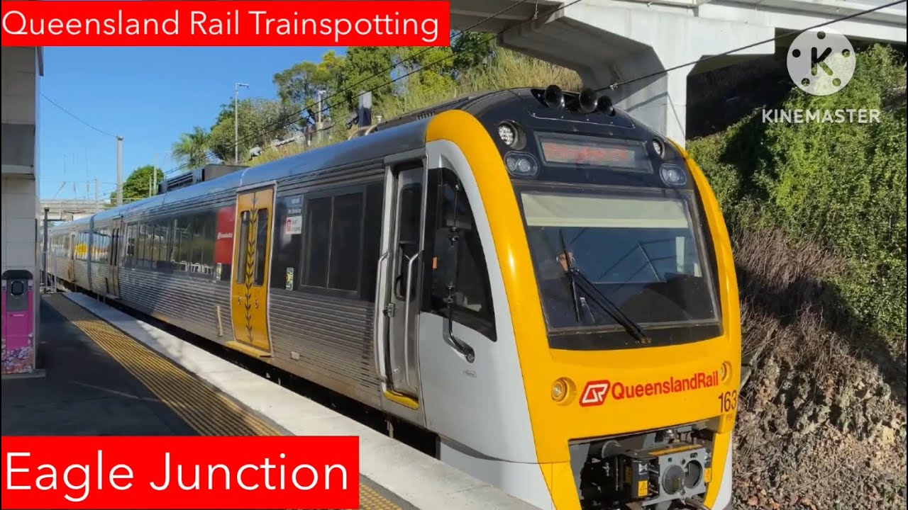 Queensland Rail Trainspotting - Eagle Junction - YouTube