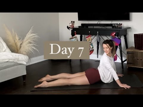 12 Days of Fitmas Challenge || Day 7 || Restorative Pilates Workout ...