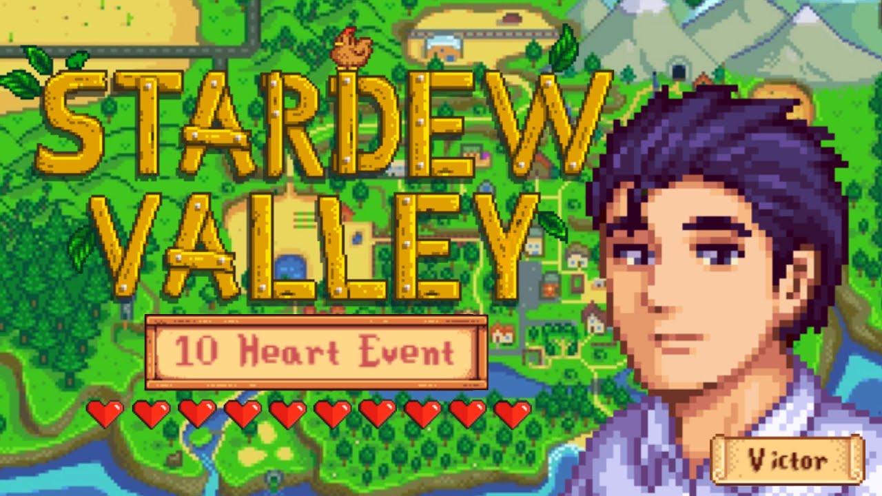 STARDEW EVENT: Victor 10 Heart Event ️ - YouTube