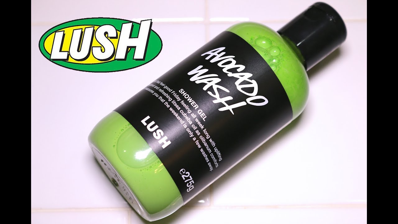 LUSH 🥑 AVOCADO WASH Shower Gel 🥑 Sink Side DEMO & REVIEW - YouTube