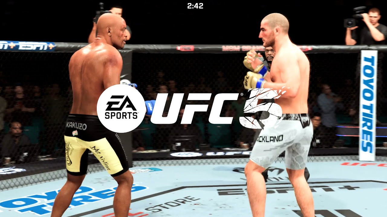 EA Sports UFC 5 - PRIDE Anderson Silva Vs Sean Strickland I FULL FIGHT ...