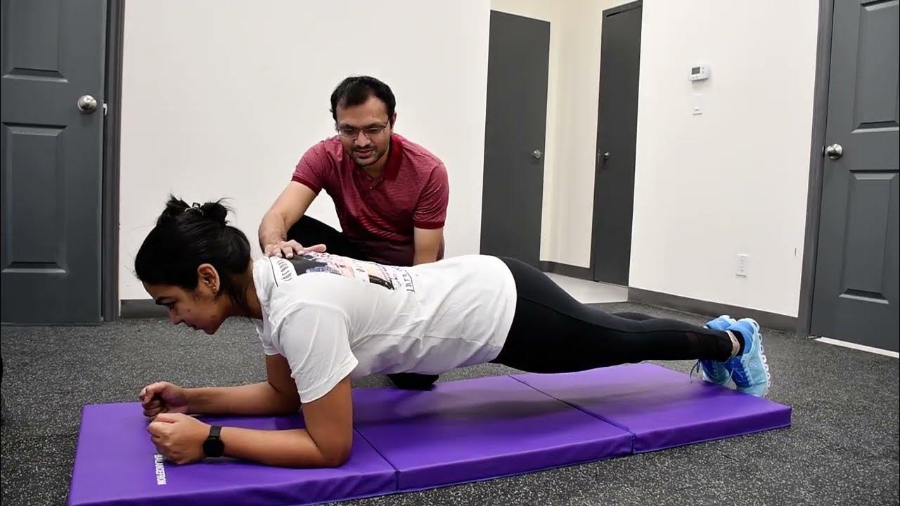 Basic level- Planks for lower back pain - YouTube