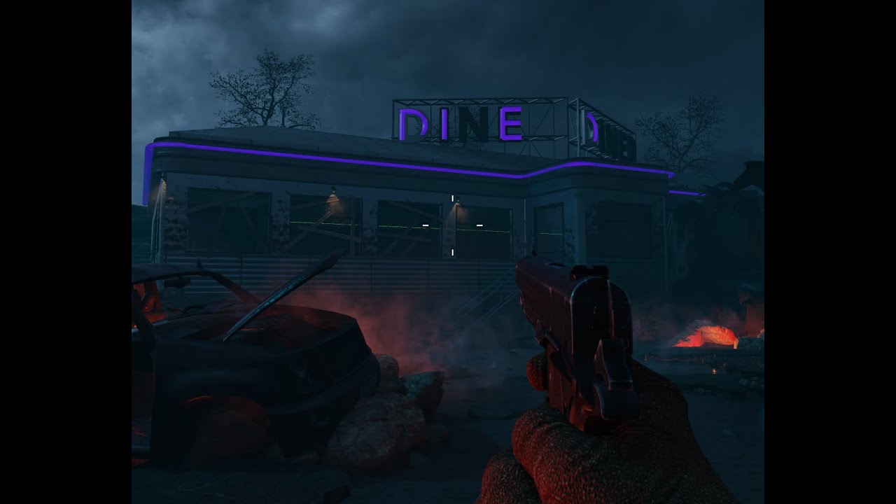 DINER BO2 REMASTERED IN BO3 CUSTOM ZOMBIES!!! - YouTube