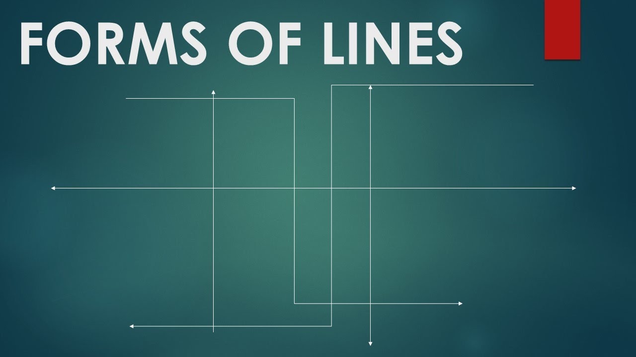 FORMS OF LINES | HORIZONTAL AND VERTICAL - YouTube