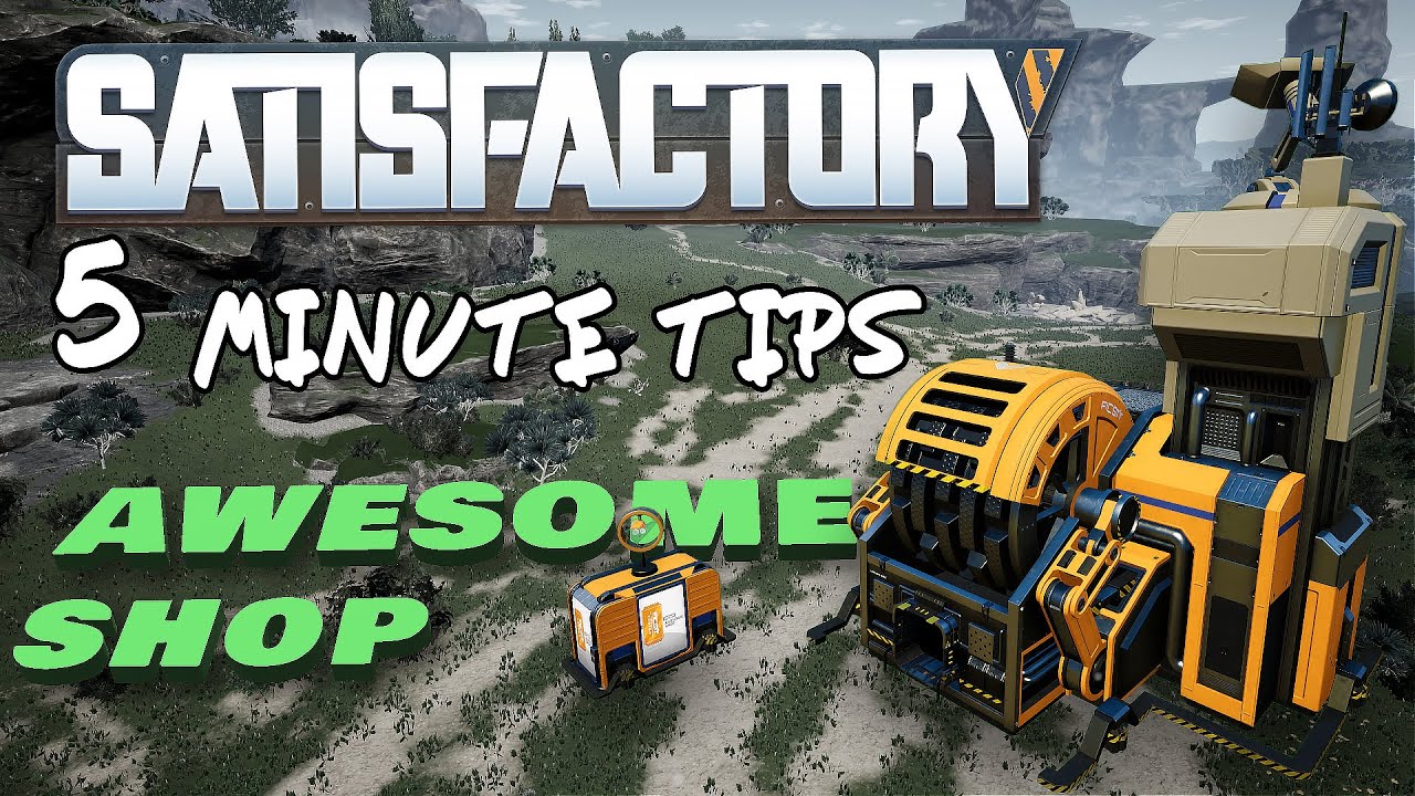 AWESOME Resource Sink Bonus Program | Satisfactory 5 minute tips - YouTube