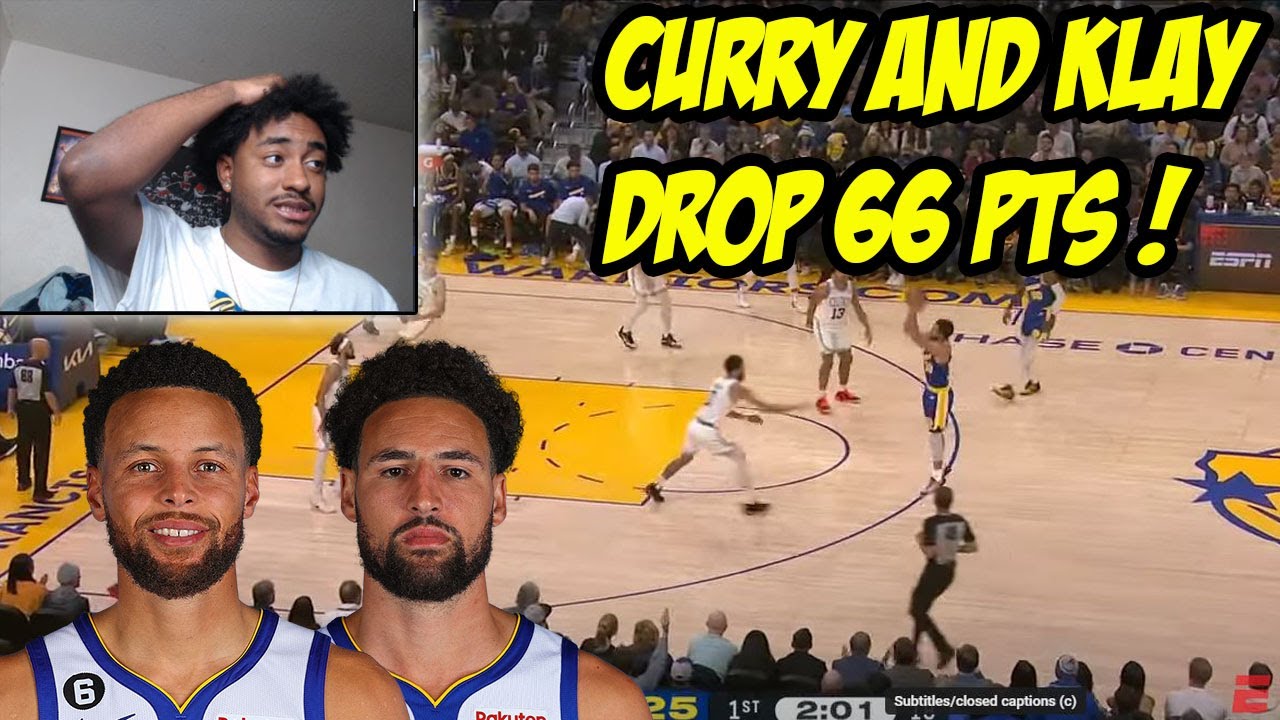 CURRY AND KLAY DROP 66 PTS ! CELTICS VS WARRIORS REACTION ! - YouTube