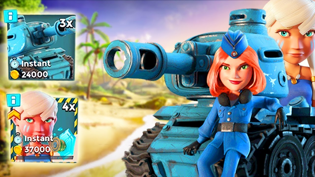 I used Tanks and Protectors in Boom Beach... - YouTube