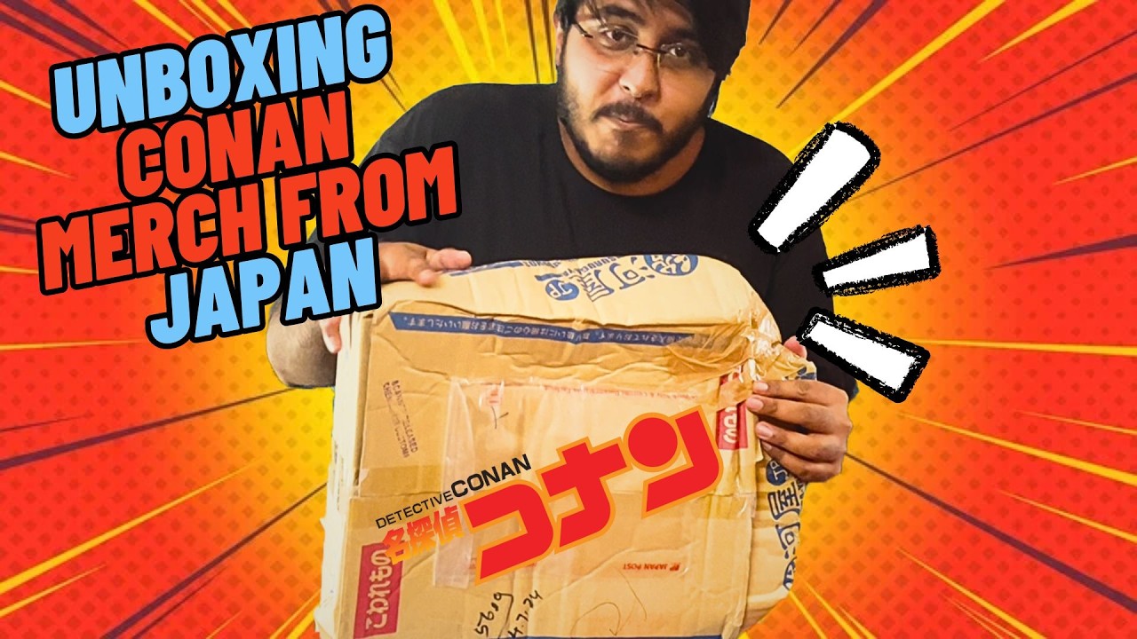 Unboxing a Detective Conan Package from Japan - YouTube