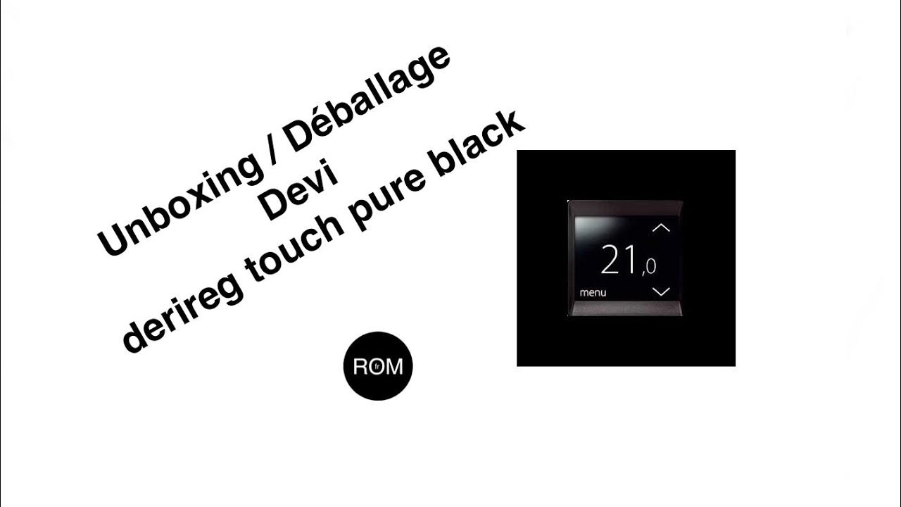 Déballage / Unboxing Devi devireg touch pure black 140F1069 - YouTube
