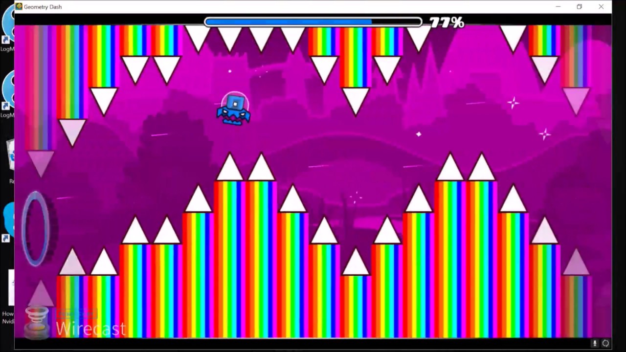 My first level! - Really bad! - Geometry Dash - YouTube