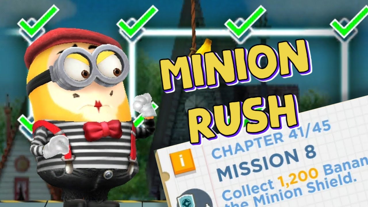 Minion Rush Mime minion at Despicable Ops Chapter 41/45 Mission 8 ...