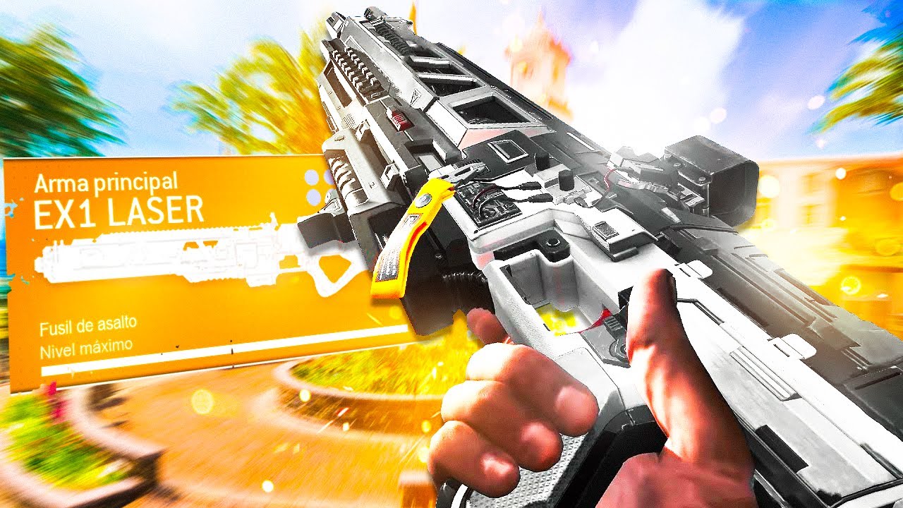 PROBE EL MODO DMR EN LA NUEVA ARMA LASER EX1 DE WARZONE - YouTube