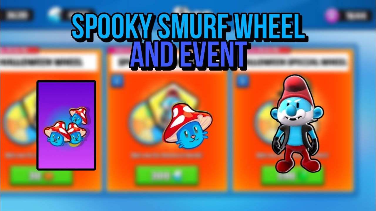 Spin Halloween Smurf Skins In Stumble Guys - YouTube