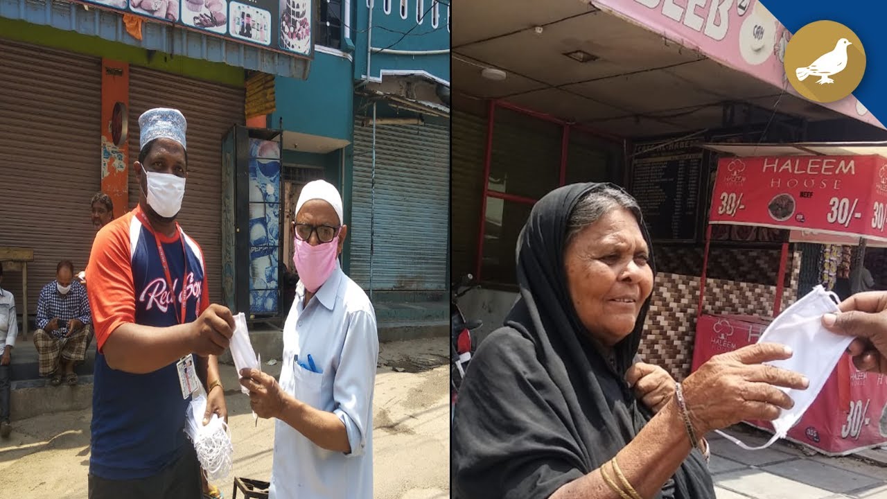 Lockdown Heroes: Face Mask distribution - YouTube