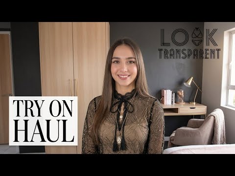 (USA) Sheer Lingerie Try-On Haul 2026  Transparent Bikini 👙 Fashion & Trends 