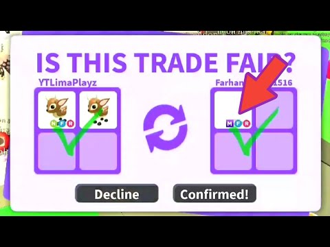 OMG! I Got a Neon Fallow Deer Then I Traded It For This... In Adopt Me ...