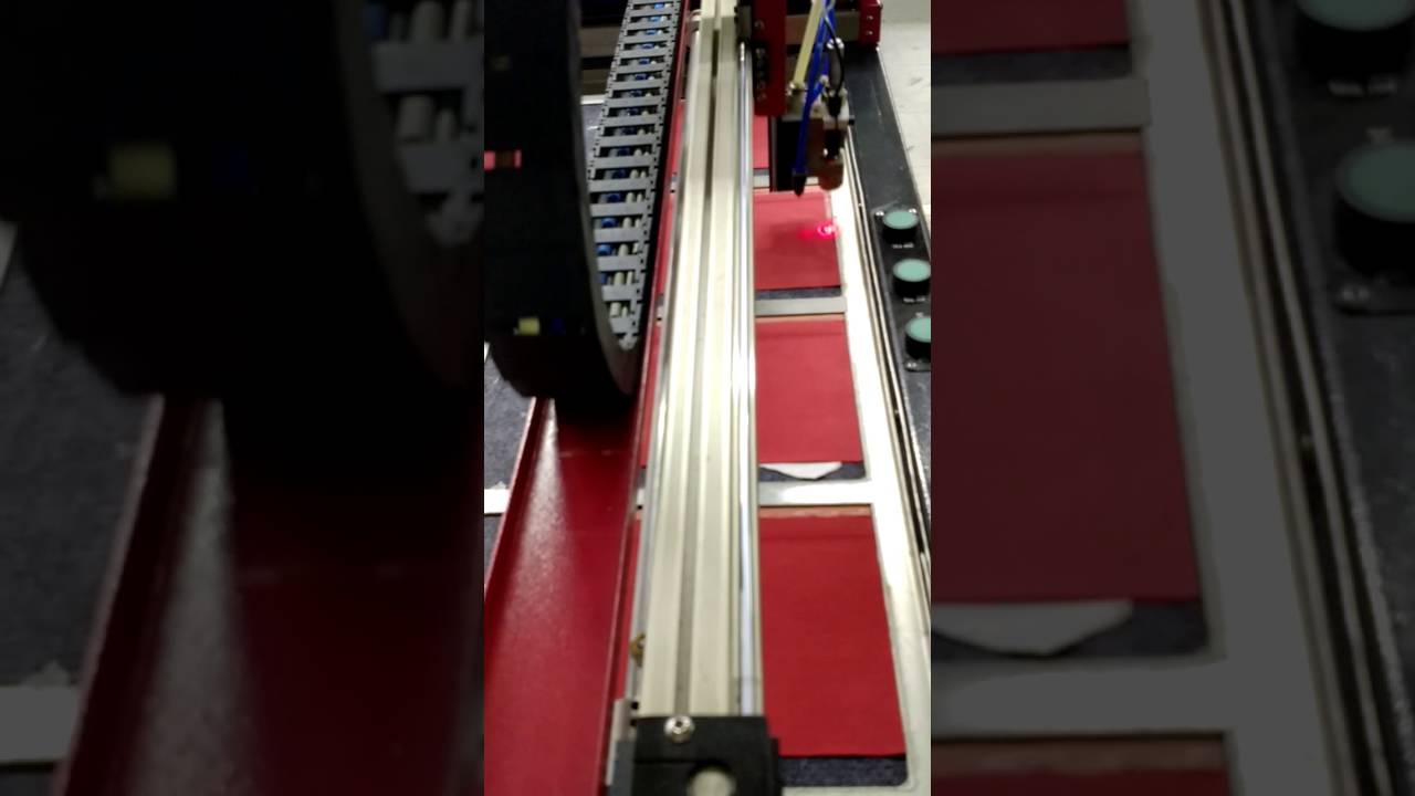 fabric gluing machine - YouTube