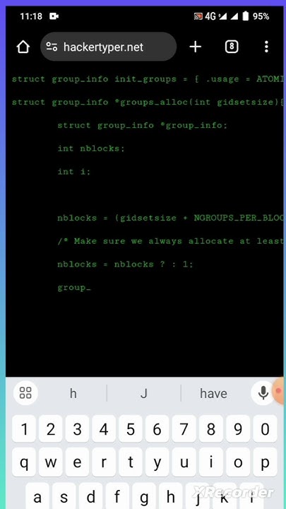 hacker Typer #shorts #hack - YouTube