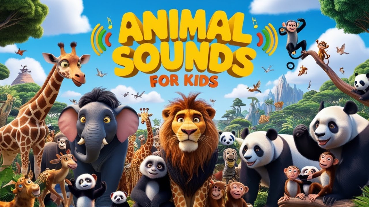 Animal Sounds Song | Best Animals Songs With Lyrics For Toddlers And ...