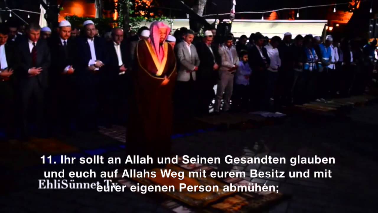 Sheikh Abdullah Basfar | Fajr - Hagia Sophia (DEUTSCH) - YouTube