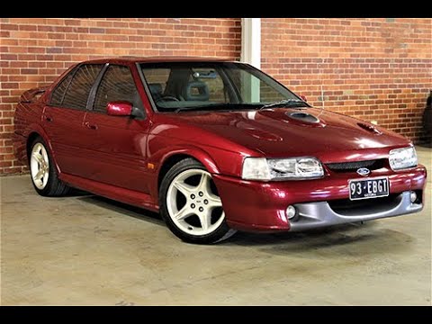ALLBIDS.com.au - 1993 Ford Falcon EBII GT #144 4d Sedan Cardinal Red 5 ...