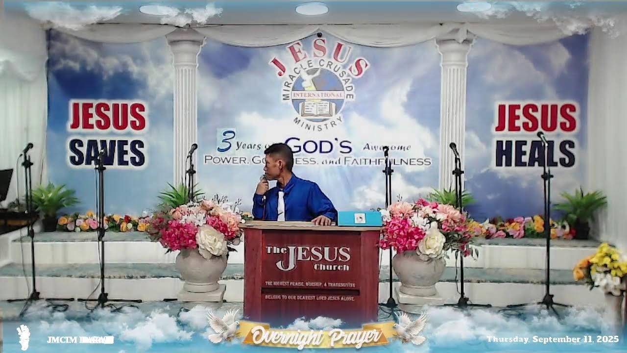 BLESSED OVERNIGHT PRAYER - Thursday, September 11, 2025 - YouTube