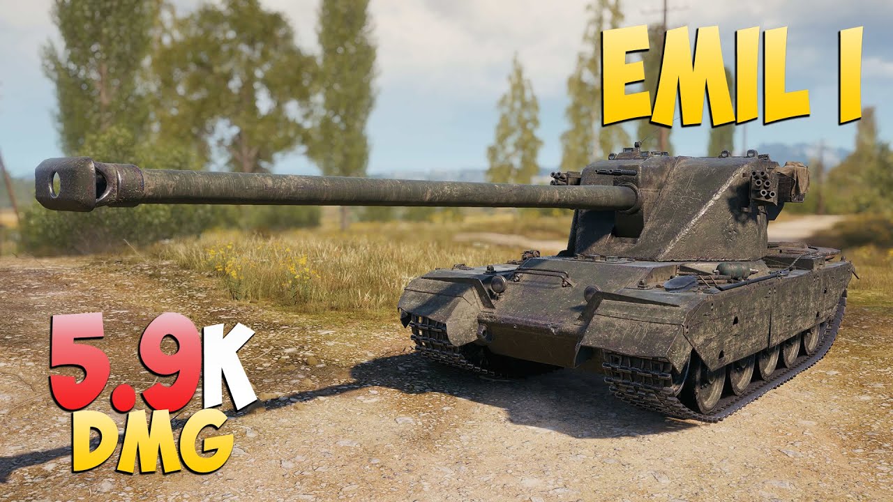 Emil I - 4 Kills 5.9K DMG - Elementary! - World Of Tanks - YouTube