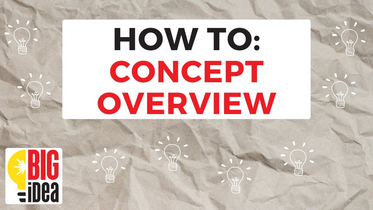 How To: Concept Overview - YouTube