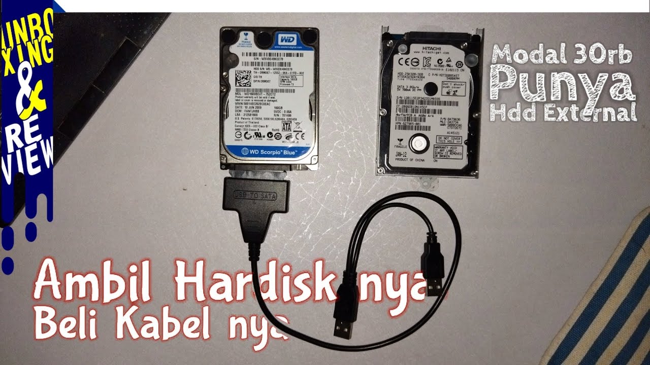 Unboxing & Test | Alat Converter Hardisk Internal menjadi Hardisk ...